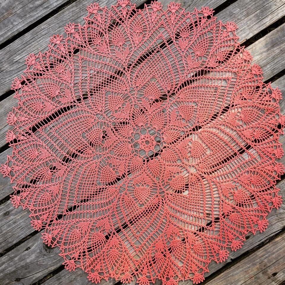 Beautiful Crochet Doily. Big Crochet Doily. Crochet - Etsy