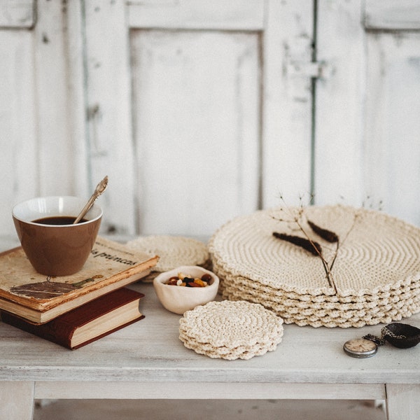 Crochet Table Mat - Etsy