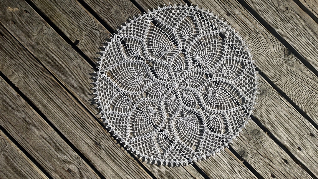 White Doily. White Crochet Doily. Rustic Doily. Handmade Doily ...