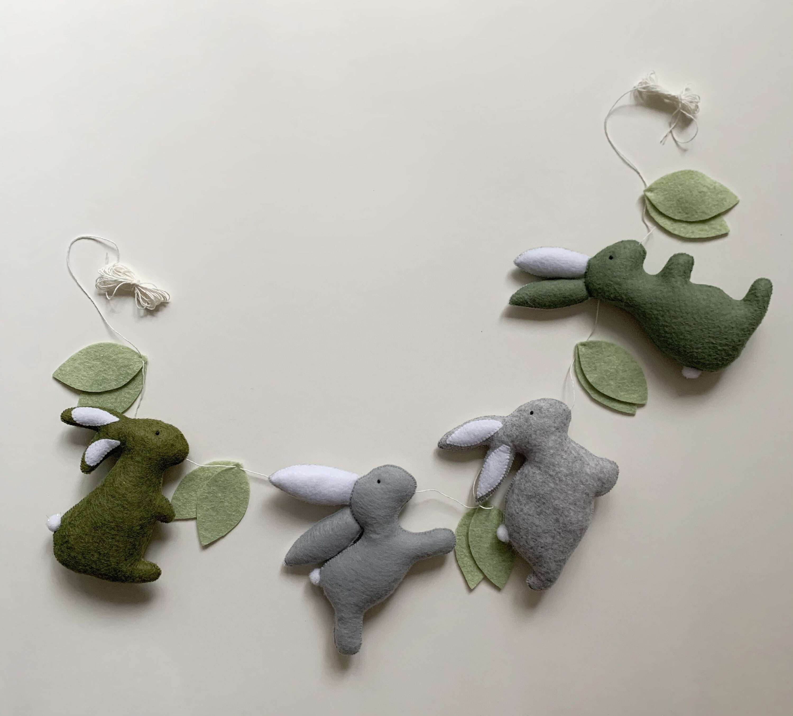 Bunny Garland Nursery, Woodland Garland, Bunny Nursery, Woodland ...