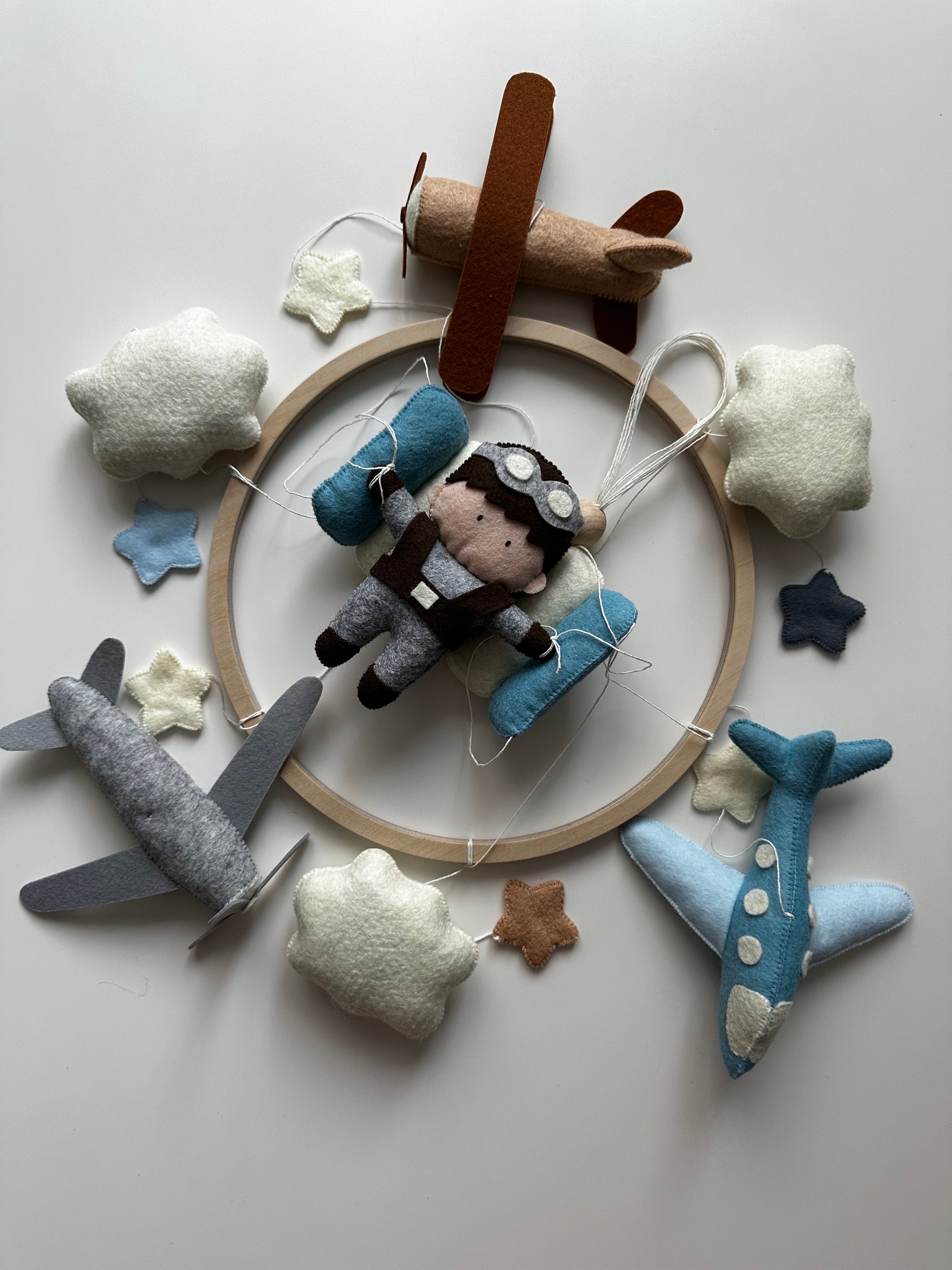 Airplane Mobile, Helicopter Mobile, Airplane Nursery, Baby Mobile Boy ...