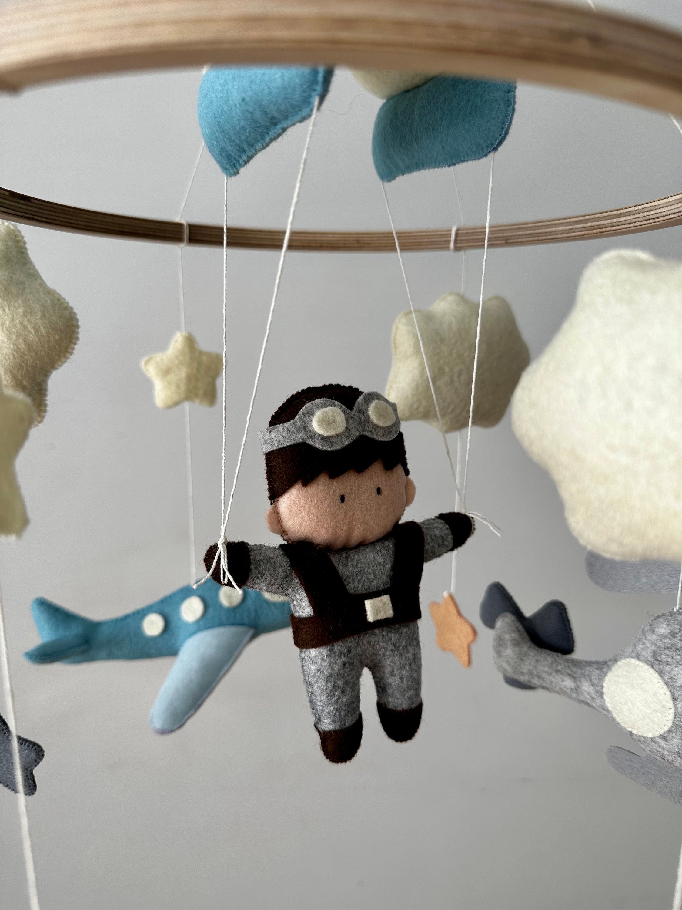 Airplane Mobile, Helicopter Mobile, Airplane Nursery, Baby Mobile Boy ...