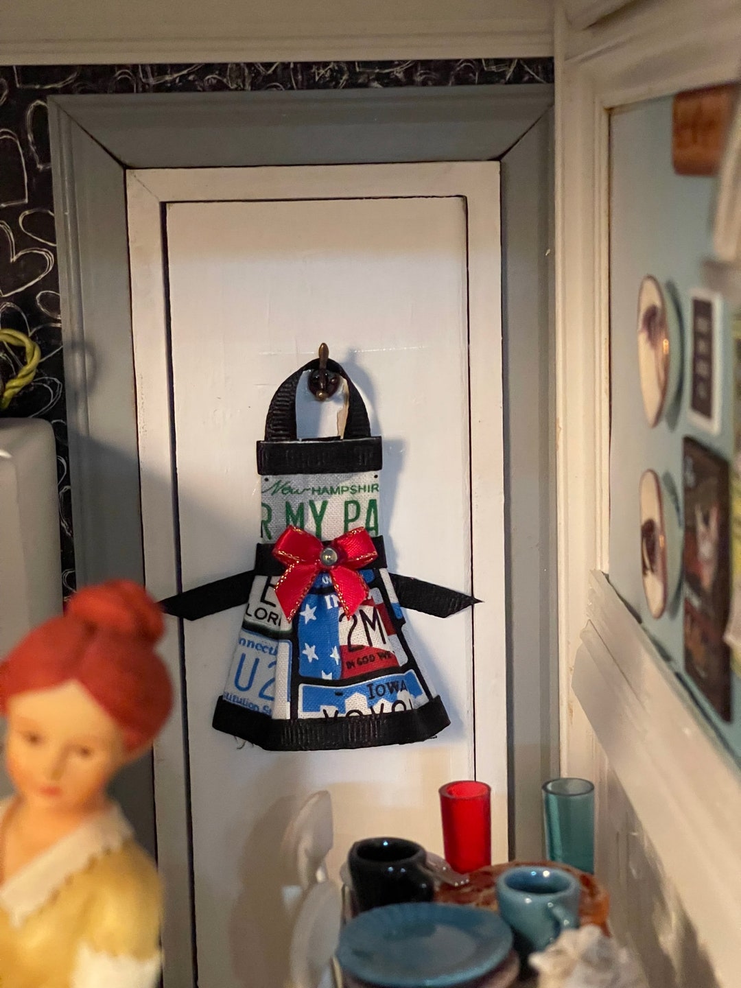 License Plates! Yes, License Plates on This Little Apron to Hang Over ...