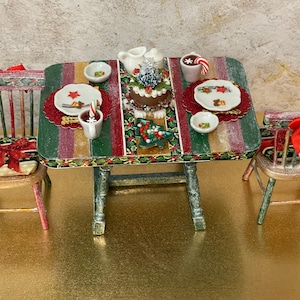 Christmas Dessert Table Done in Traditional Colors in a Pearl Finish ...
