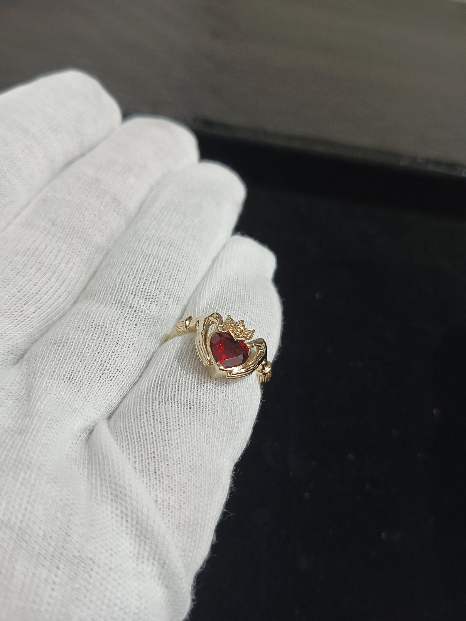 14k Gold Claddagh Ring Claddagh Wedding Rings Claddag Silver Ring ...