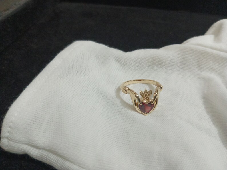 14k Gold Claddagh Ring Claddagh Wedding Rings Claddag Silver Ring ...