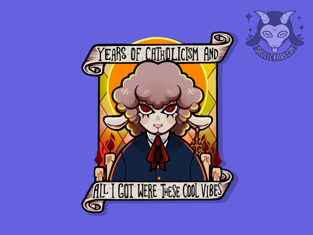CATHOLICISM Religious Trauma Aesthetic Sticker - Etsy