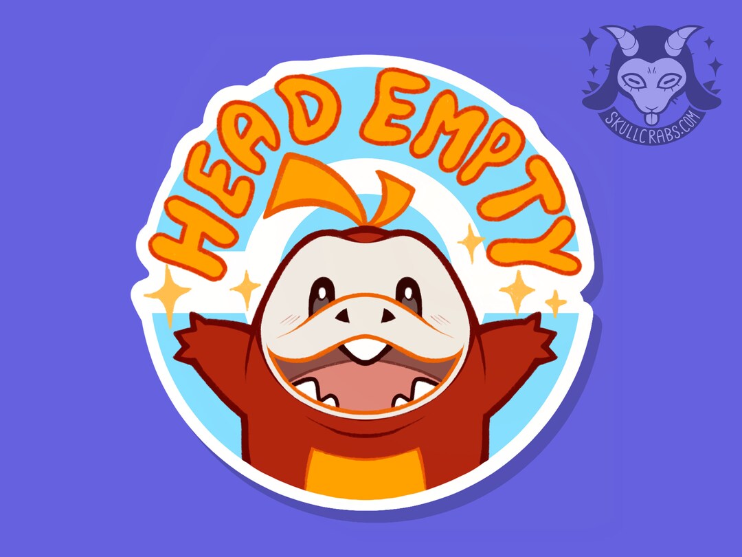 FUECOCO Head Empty Sticker - Etsy