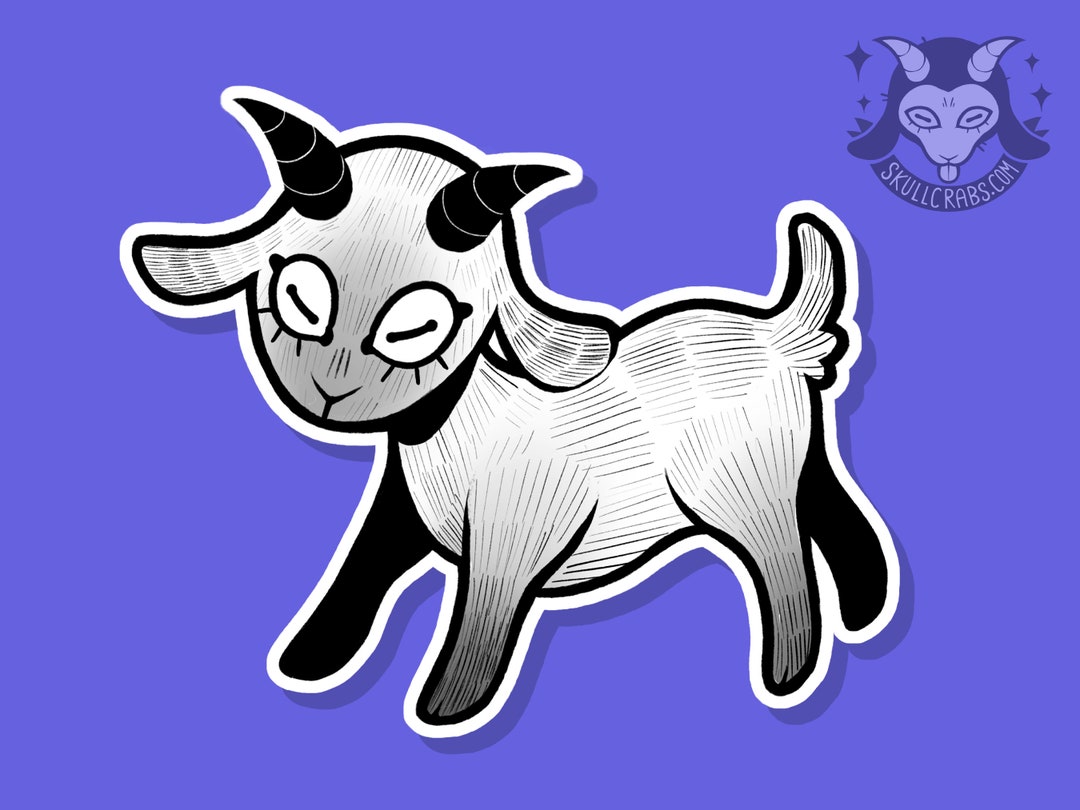 GHOST GOAT Sticker - Etsy