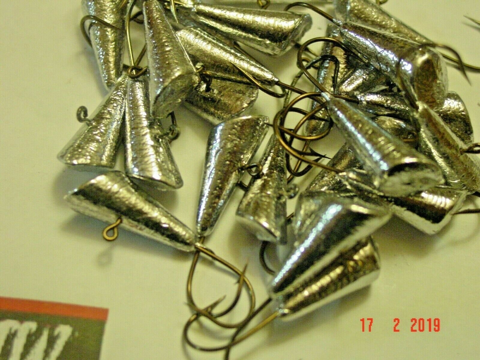 1/4 Oz Shad Dart Jigs Unpainted # 2/0 Eagle Claw Hooks (30 Cent Each ...