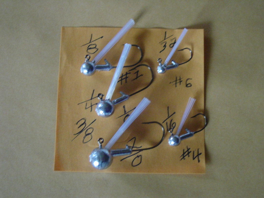 Rebar Stakes Weedless Fireball Jigs 6 Pack - Assorted Sizes & Colors ...