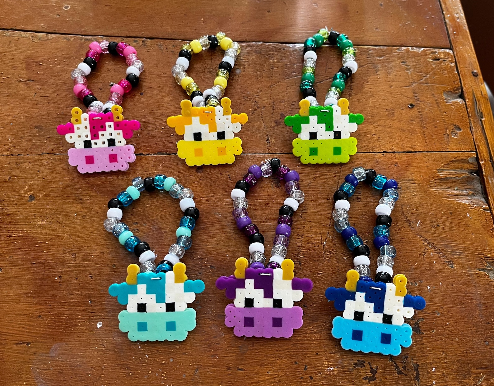 Cow Kandi Bracelet, Rave Wear Accessories, Funky Kandi Bracelets, Fun ...
