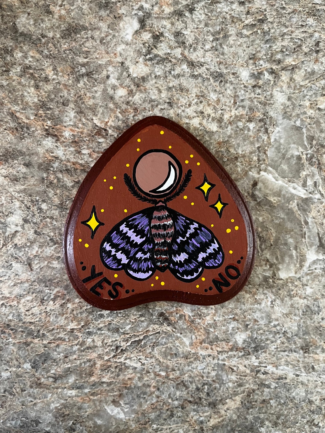Planchette Painting, Magical Artwork, Moth Art, Spooky Wall Art ...