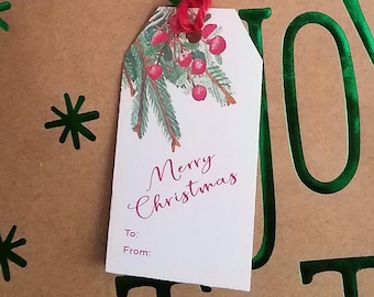 Christmas Tags - Printable Christmas Tags (avery 22802) Digital ...