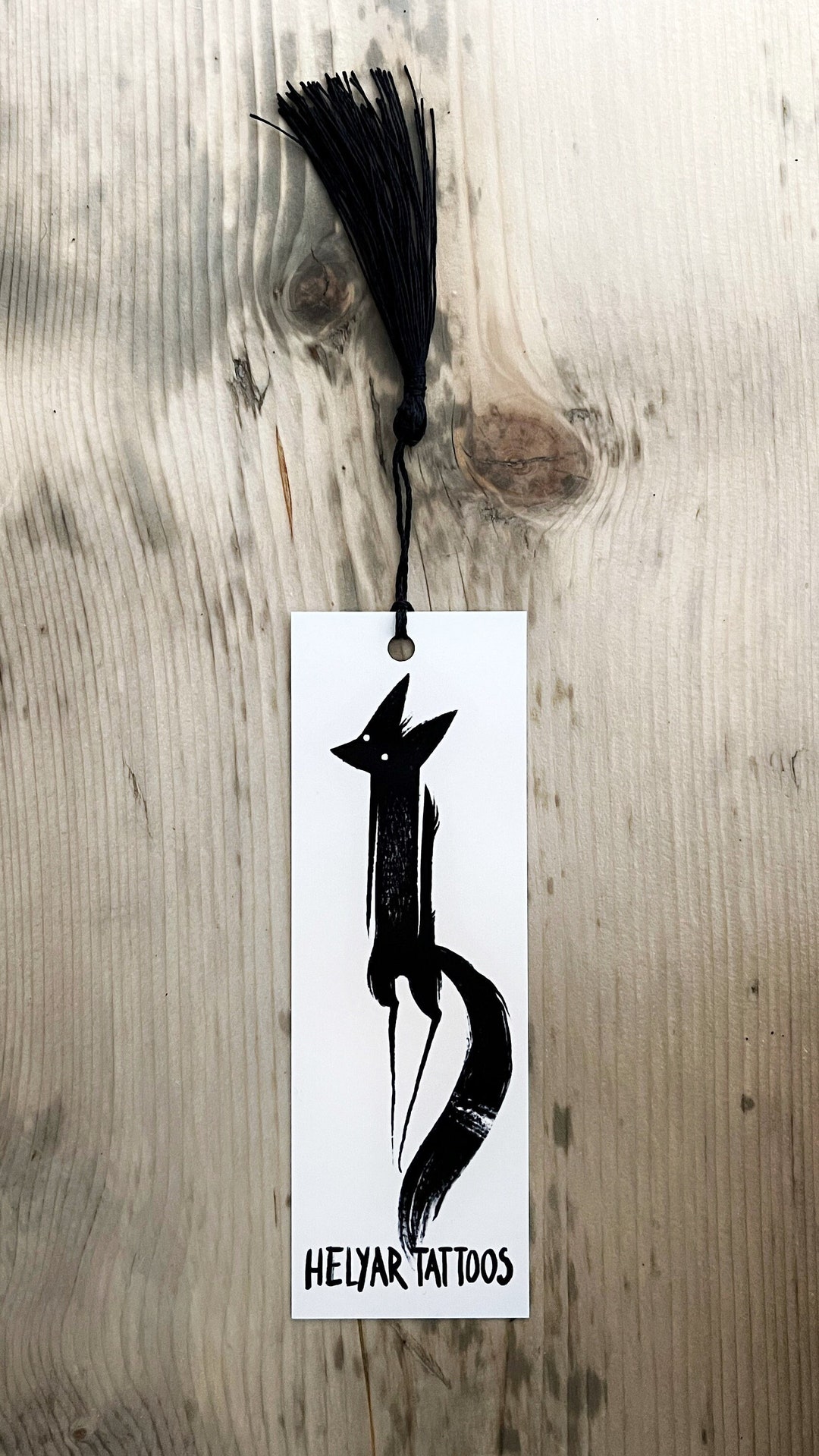 Helyar Tattoos Fox Bookmark - Etsy