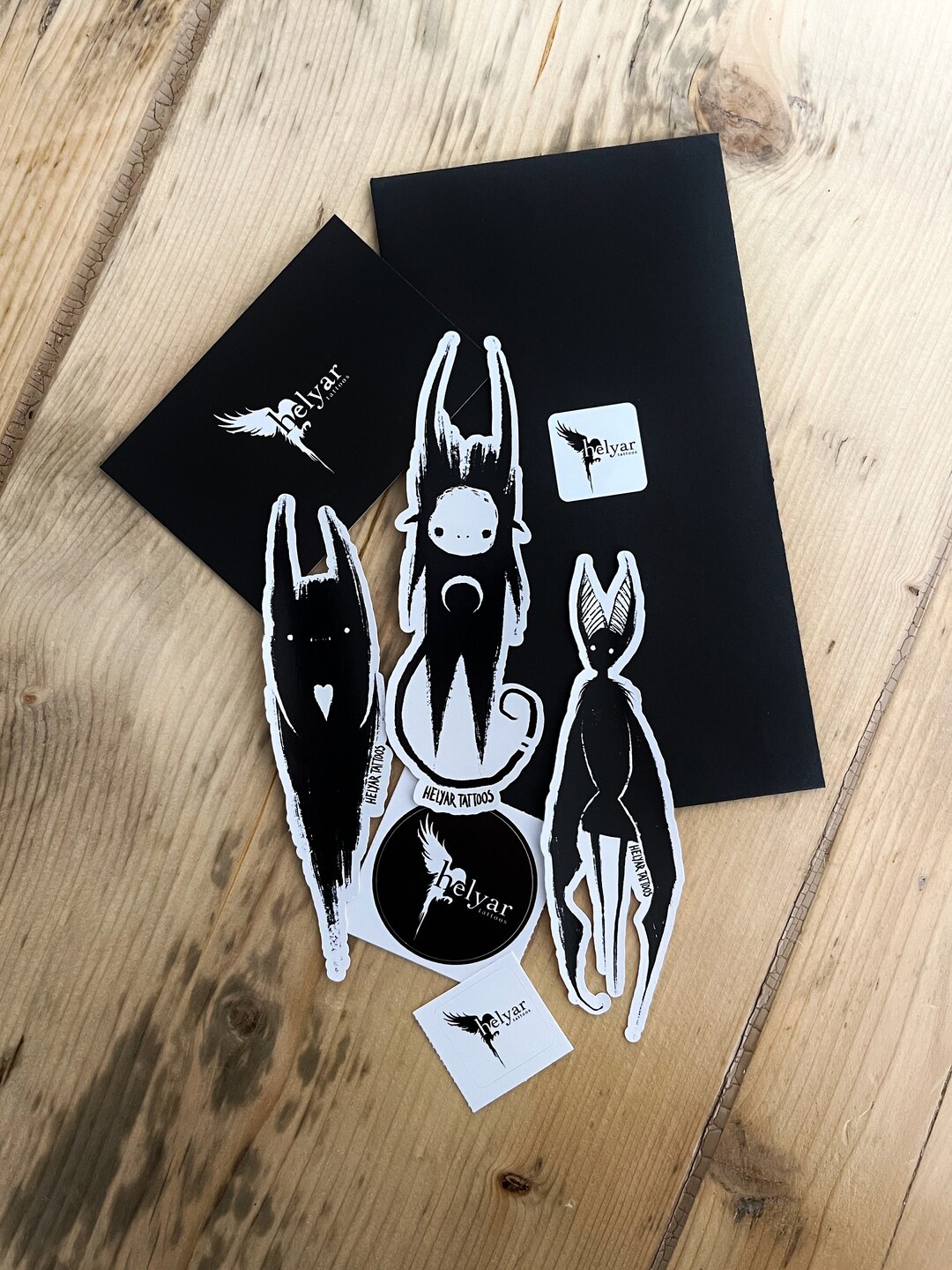 3 Vinyl Multipurpose Helyar Tattoos Stickers Durable & Versatile - Etsy