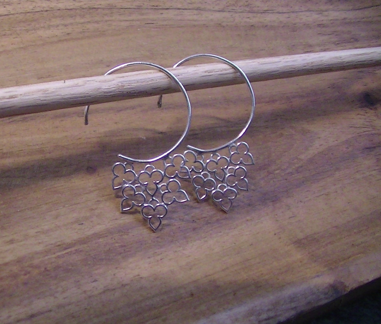 925 Sterling Silver Open Hoops - Etsy