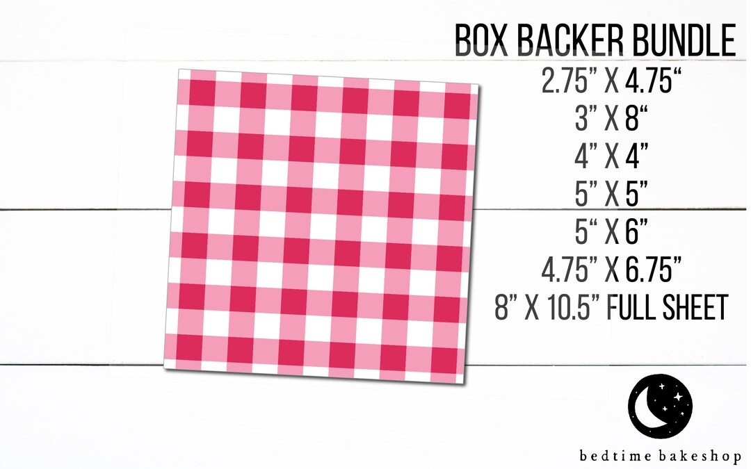 Printable Valentine's Day Bundle of Box Backers 7 Different Sizes ...