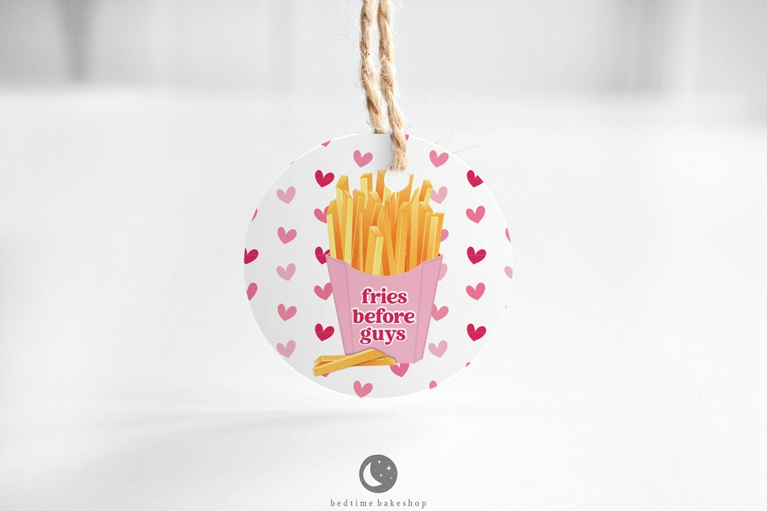 Printable Valentine's Day Cookie Tags - Happy Valentine's Day - Fries ...