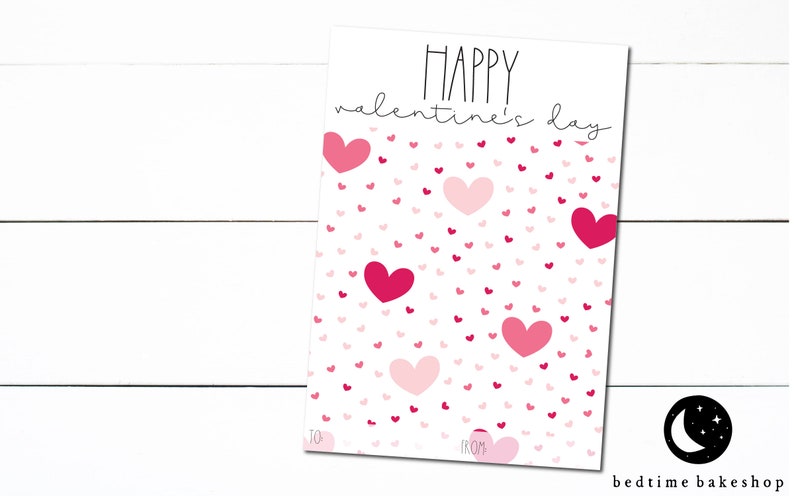 Printable Mini Cookie Card 3.5 X 5 Happy - Etsy