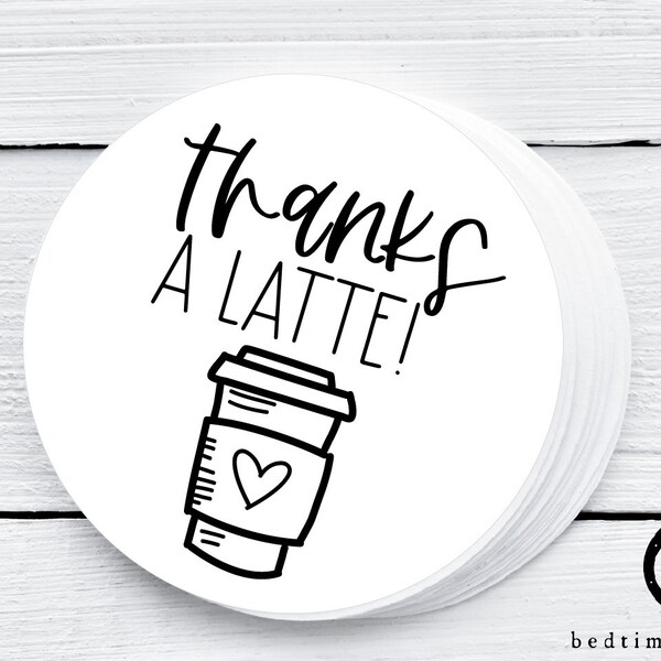 Thanks a Latte - Etsy