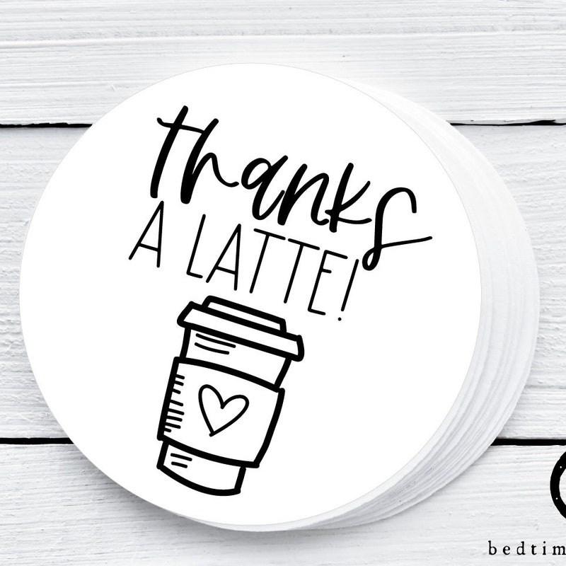 Thanks a Latte - Etsy