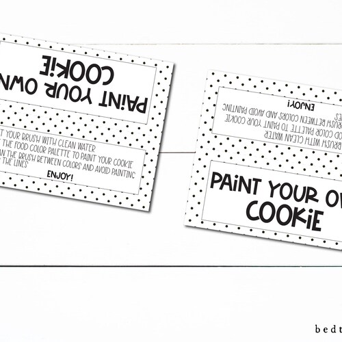 5 PYO Cookie Treat Bag Topper Printable Treat Bag - Etsy