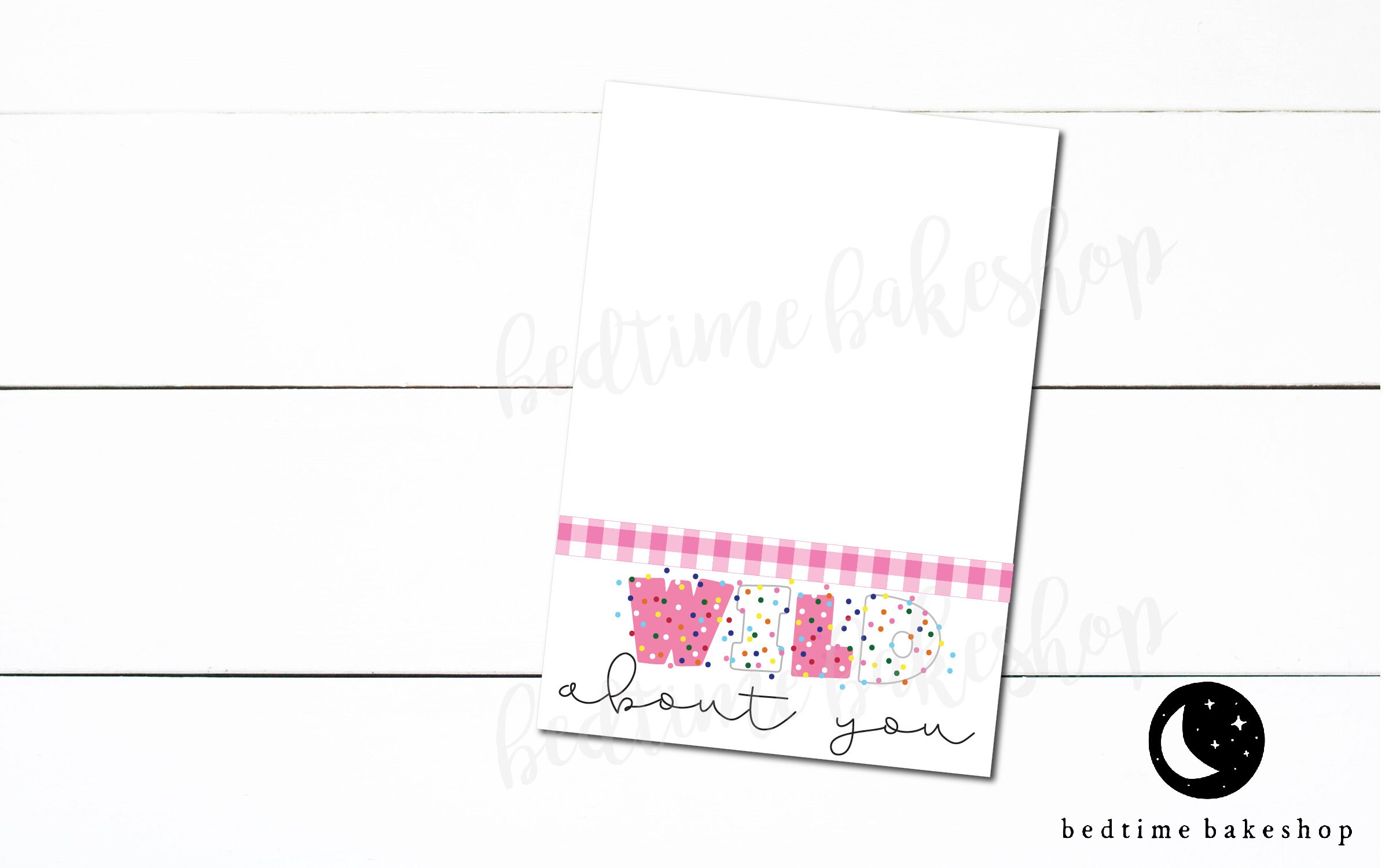 Printable Mini Cookie Card 3.5 X 5 Happy | Etsy