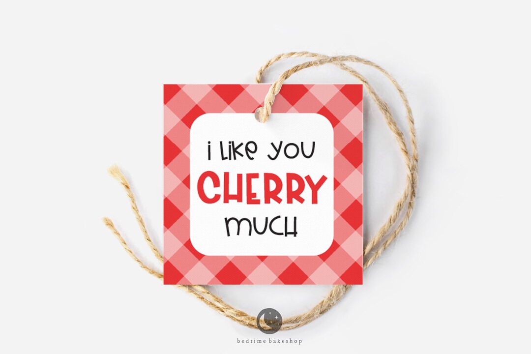 Printable 2 Valentine's Day Cookie Tags NOT for Avery Labels Happy ...