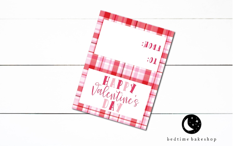 3 Happy Valentine's Day Treat Topper to From: - Etsy