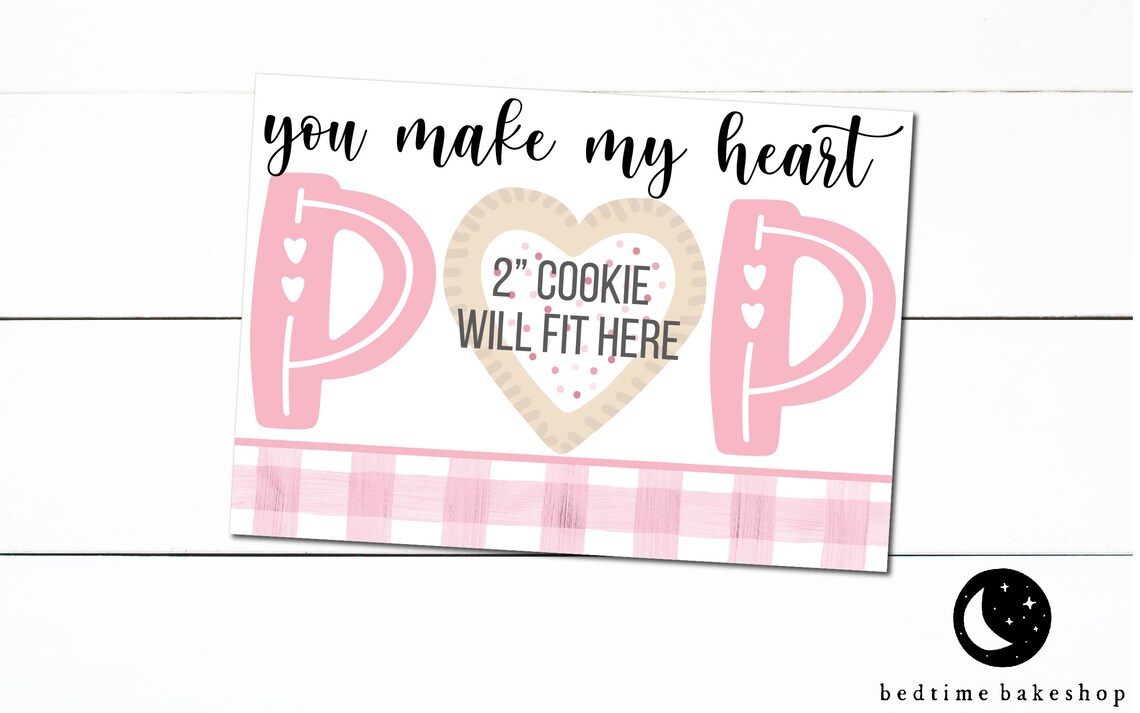 Printable Mini Cookie Card 3.5 X 5 Happy - Etsy