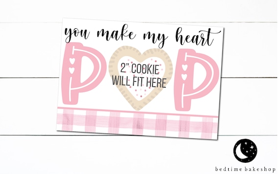 Printable Mini Cookie Card 3.5 X 5 Happy | Etsy