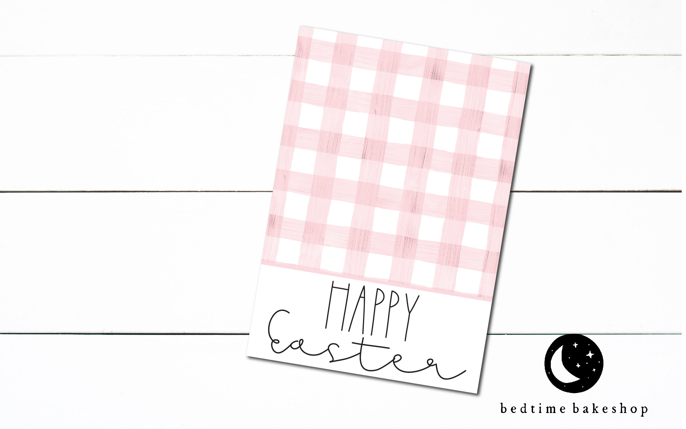 Printable Mini Cookie Card 3.5 X 5 Happy Easter | Etsy