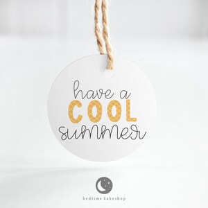 Printable Summer Cookie Tag - Have a Cool Summer Colorful Popsicle ...