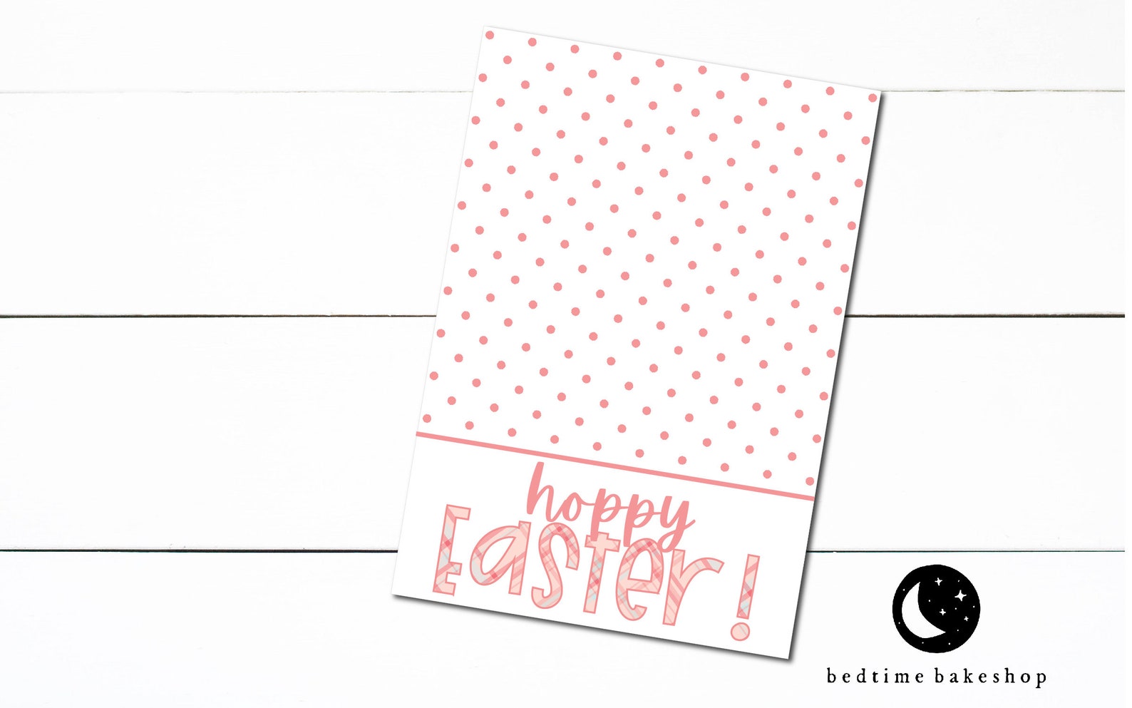 Printable Mini Cookie Card 3.5 X 5 Easter Hoppy | Etsy