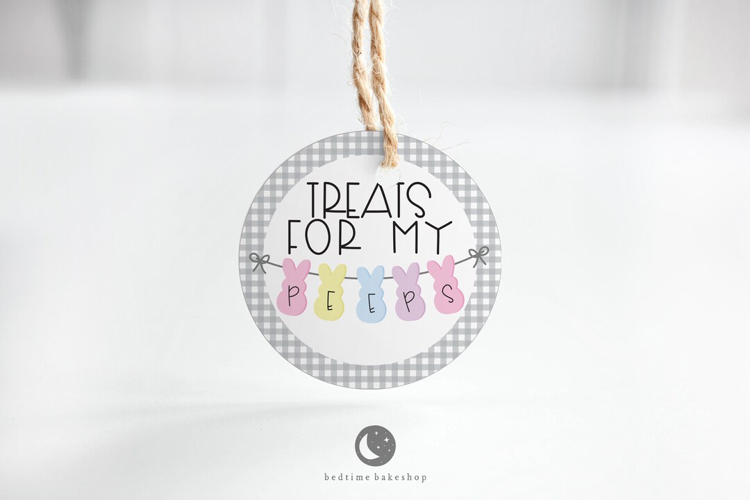 Printable Easter Cookie Tag - Happy Easter Cookie Tags Treats for My ...