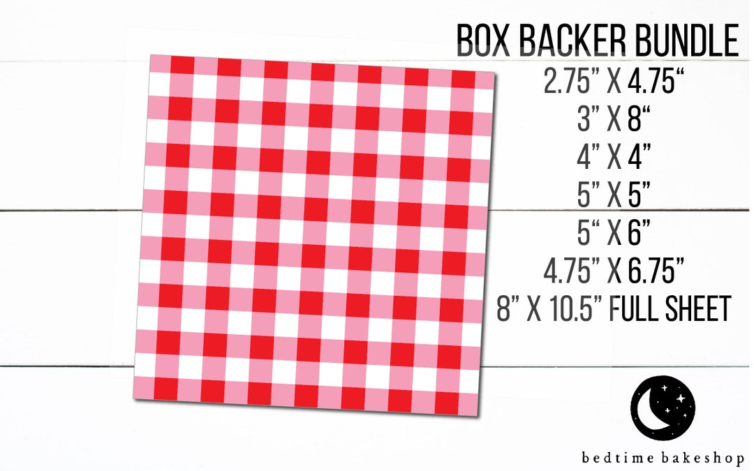 Printable Valentine's Day Bundle of Box Backers 7 Different Sizes ...