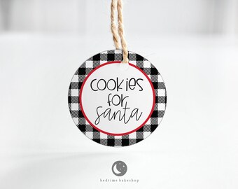 Printable Digital Christmas Cookie Pocket Cookies for Santa - Etsy