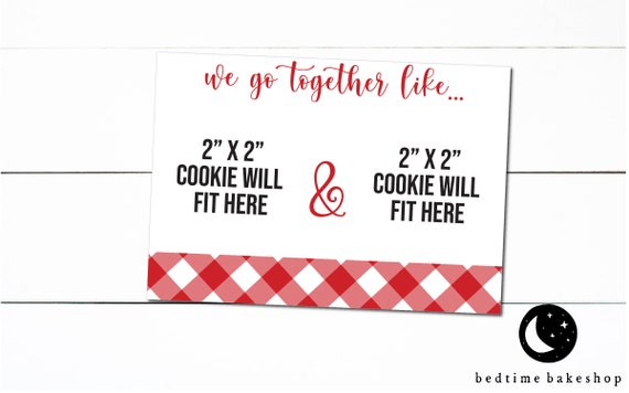 Printable Mini Cookie Card 3.5 X 5 Happy | Etsy