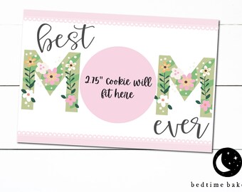 Mother's Day Printable Mini Cookie Card 3.5 X - Etsy