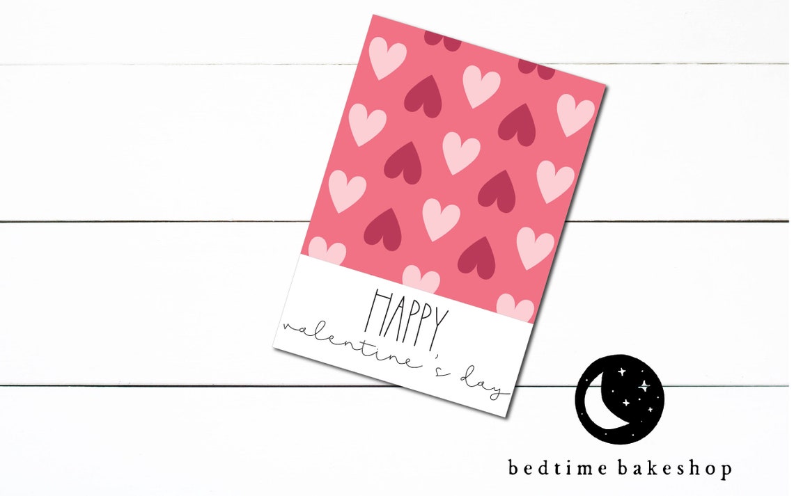 Printable Mini Cookie Card 3.5 X 5 Happy - Etsy