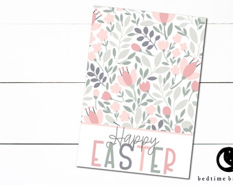 Printable Easter Mini Cookie Card 3.5 X 5 Happy | Etsy