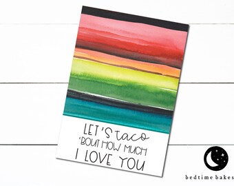 Printable Valentine's Day Mini Cookie Card 3.5 X - Etsy
