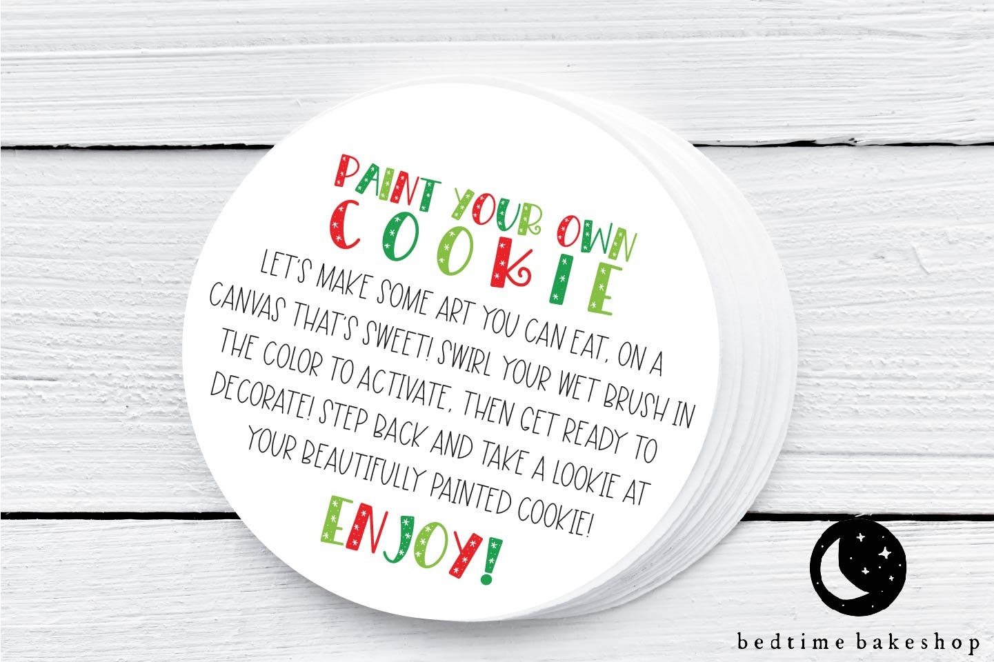 Christmas cookie poem - Etsy.de