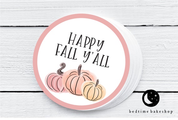 Printable Fall 2 Cookie Tags Fall Cupcake Toppers | Etsy