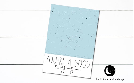 Printable Mini Cookie Card 3.5 X 5 Happy Easter | Etsy