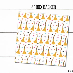 Printable 4 Box Backers Cookie Box Packaging Background Halloween ...