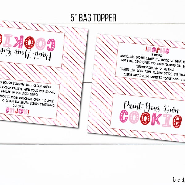 Goodie Bag Topper - Etsy