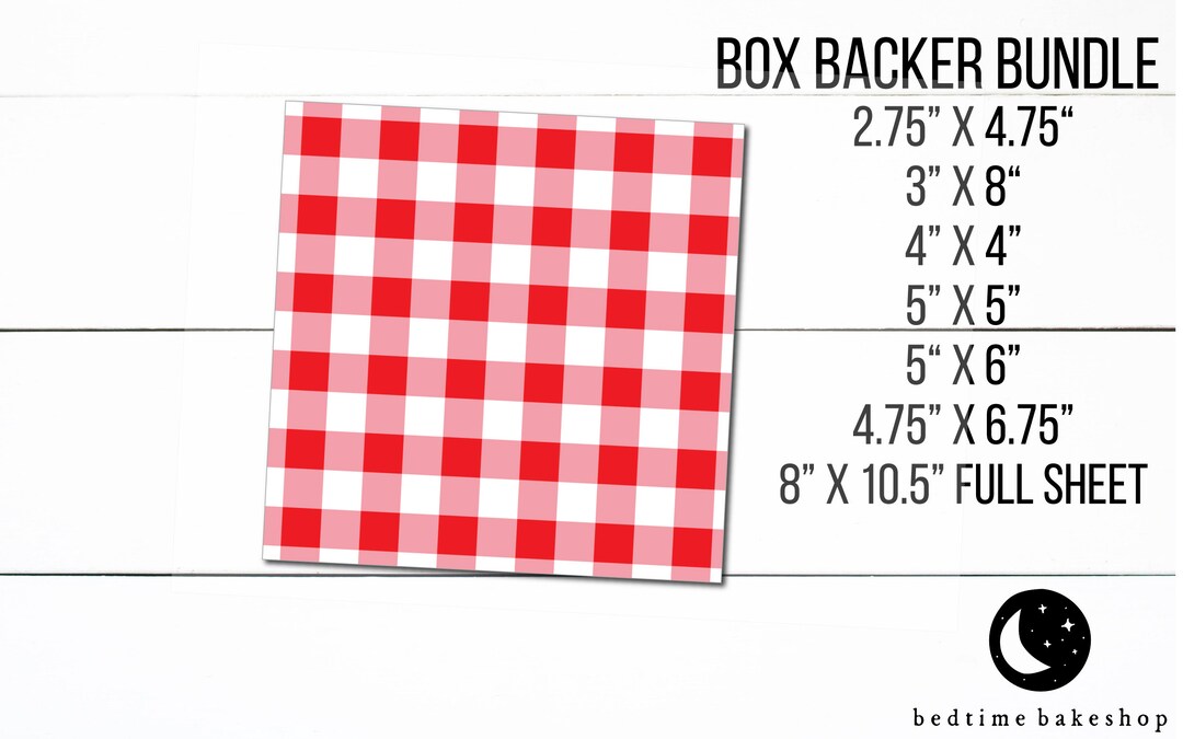 Printable Valentine's Day Bundle of Box Backers 7 Different Sizes ...