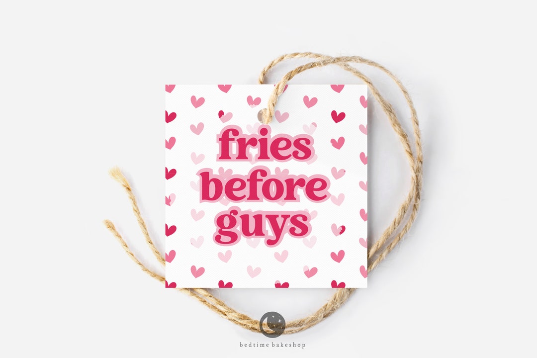 Printable Valentine's Day Cookie Tag -fries Happy Galentine's Day ...